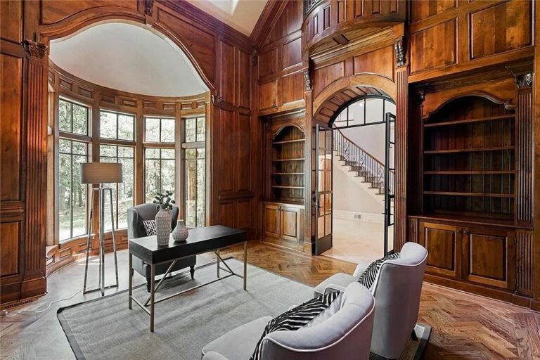 Sandy Springs, GA Gem: A Gated Brick and Stone Property with ...