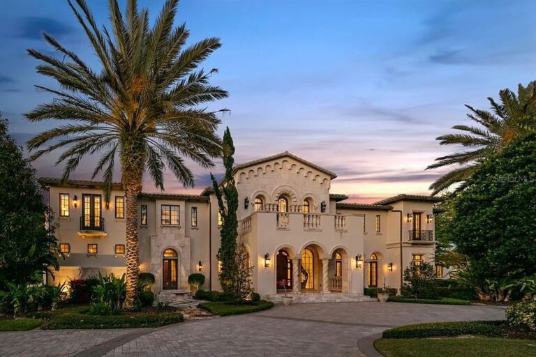 The Windermere's Finest $6 Million Home Overlooking Isleworth's 14th Green