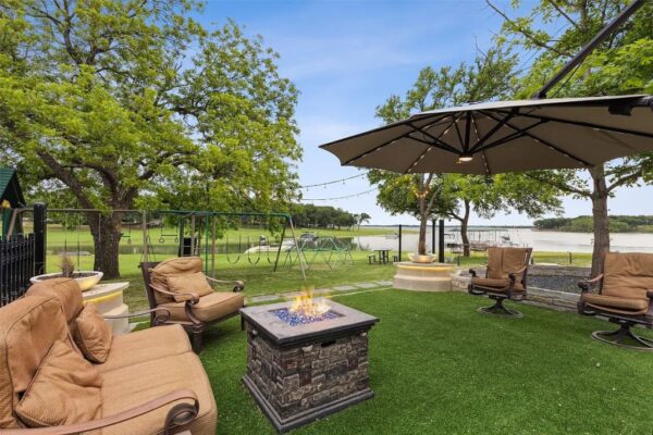 Upscale Mediterranean Lakefront Home in Lakewood Village with Rare Dock ...