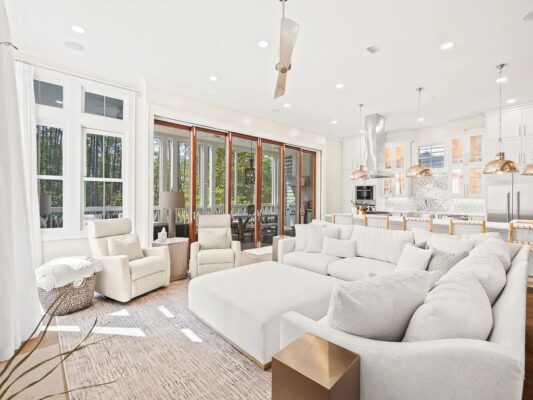 A Contemporary WaterColor Home with Lake Views Hits the Market for $6.8 ...