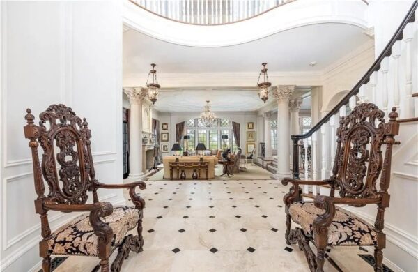 Captivating Brick & Stone French Eclectic-Style Home with Breathtaking ...