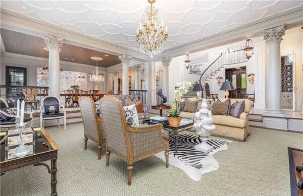 Captivating Brick & Stone French Eclectic-Style Home with Breathtaking ...