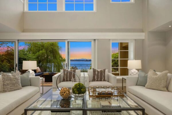 Explore the Charm and Luxury of this Exquisite West-Facing Waterfront ...