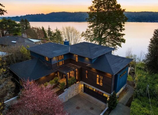 Extraordinary Design and Lake Washington Views: Seattle, WA Home Listed ...