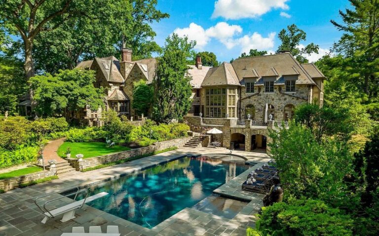 Luxurious $13.9M Property in Gladwyne, PA Surrounded by Serene Greenery ...