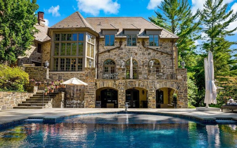 Luxurious $13.9M Property in Gladwyne, PA Surrounded by Serene Greenery ...