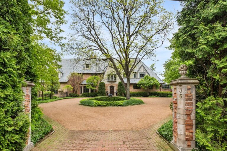 Meticulously Redesigned English Manor Estate in Winnetka, IL: Listed at ...