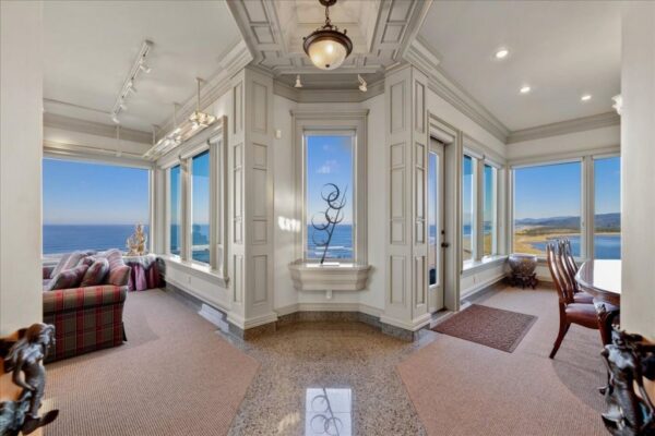 Breathtaking Cliffside Retreat with Panoramic Ocean Views on 26 Acres ...