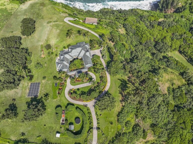 Captivating North Shore Estate: A Private Oceanfront Sanctuary on 20.5 ...