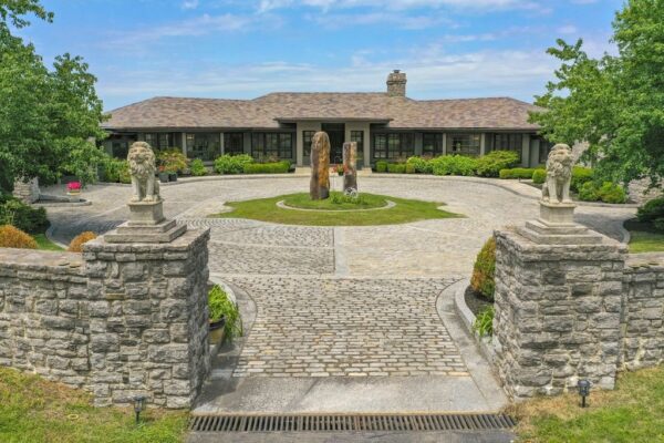 Captivating Tudor Style Ranch Home with Breathtaking Views of Old ...