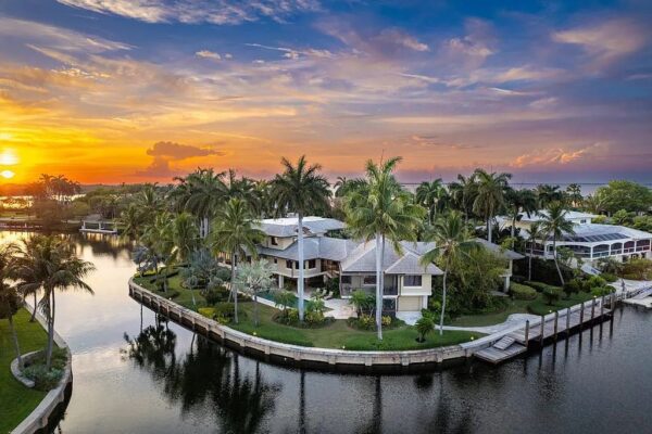 Exquisite Waterfront Living: Magnificent 10,930 Square Feet Home in Key ...