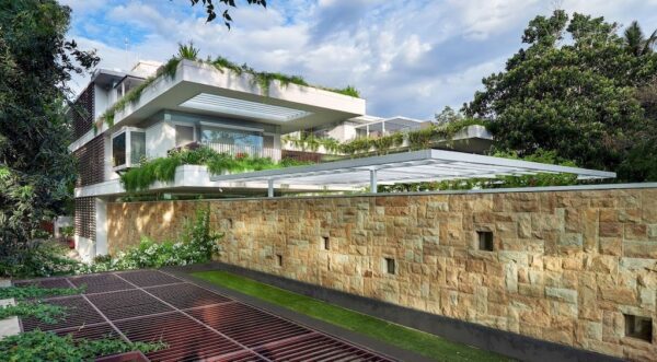 Hovering Gardens House in Pune, India by Niraj Doshi Design Consultancy