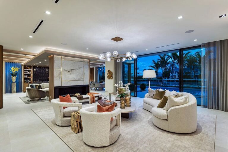 Luxurious Modern Masterpiece in $16 Million Exquisite Boca Raton Estate