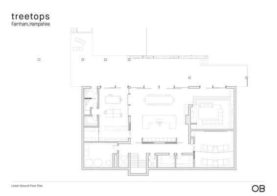 Treetops house, modern home with traditional elements by OB Architecture
