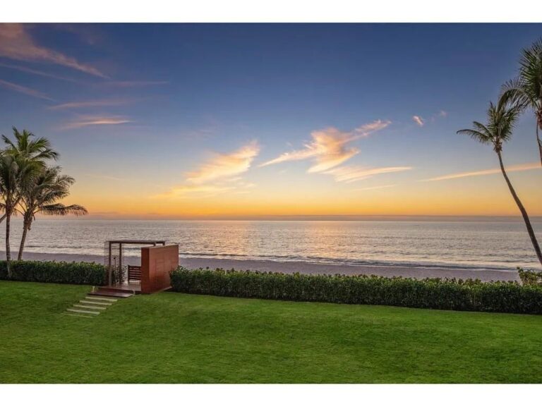 Unparalleled Beachfront Majesty: $88 Million Naples Estate with 175ft ...