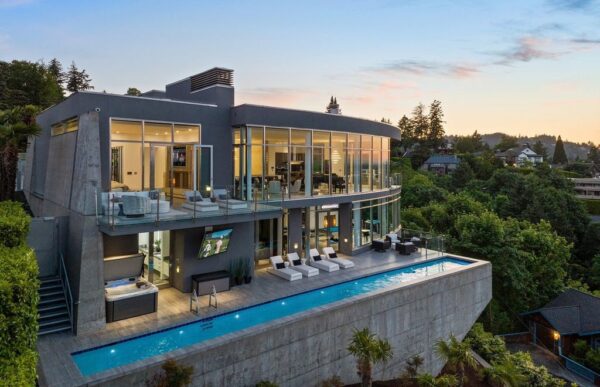 An Unparalleled Ultra-Modern Masterpiece: Private Gated Home in ...