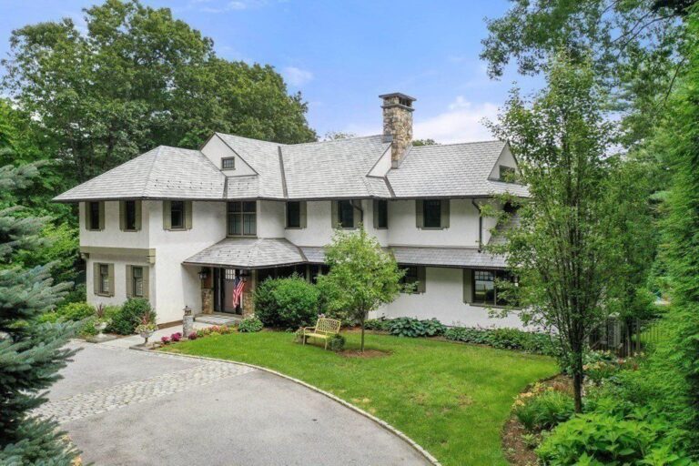 Breathtaking Architectural Gem in Wellesley, Massachusetts: A Bygone ...