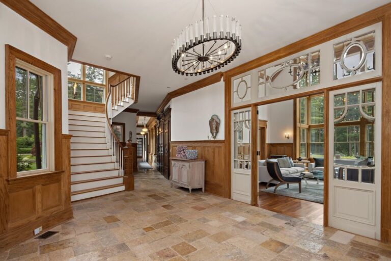 Captivating Stone and Shingle Manor with Spectacular Lakefront Setting ...