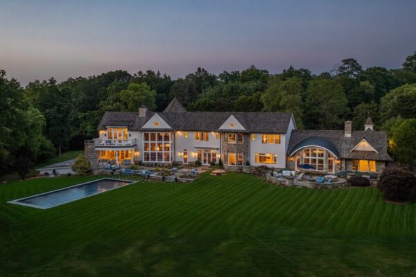Captivating Stone and Shingle Manor with Spectacular Lakefront Setting ...