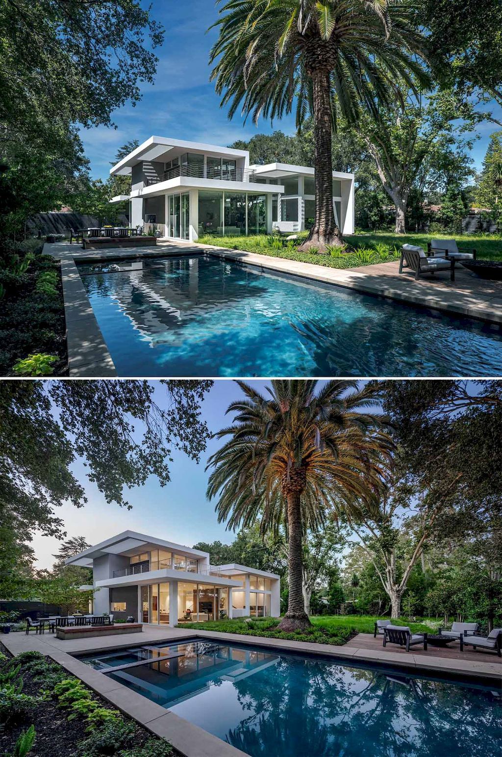 Owyang House, Lantern-like appearance at night by Swatt Miers architects