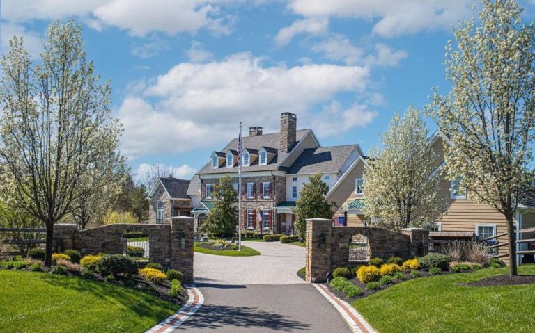 Unveiling the Extraordinary Majesty of a Bucks County Manor Home in New ...