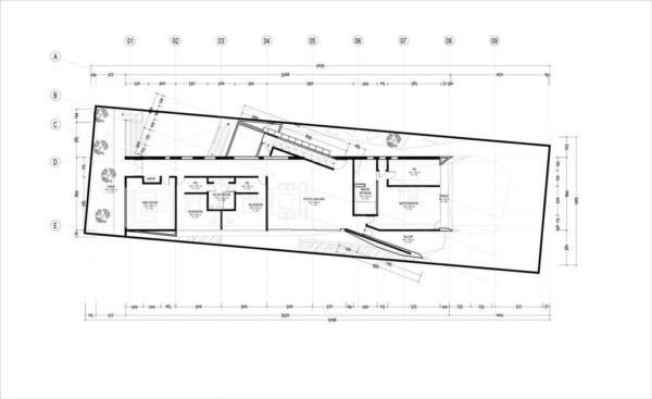 Z Line House, a Unique Architectural Landmark by MSSM Associates