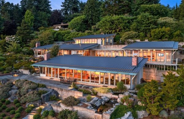 Exquisite Elford West Edge Estate: Waterfront Luxury Crafted by Cutler Anderson in Seattle ...
