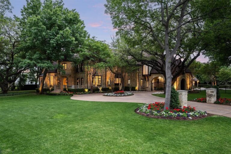 The Epitome of Tranquil Luxury Home in Dallas, TX: A Masterpiece on W ...