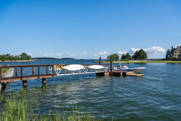 Exquisite Waterfront French Manor in Exclusive Mead Point, Greenwich ...