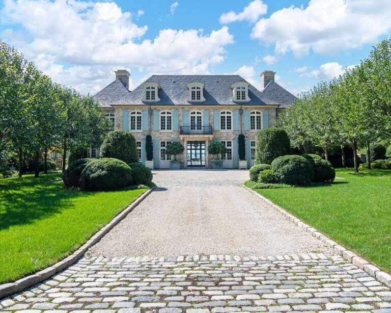 Exquisite Waterfront French Manor in Exclusive Mead Point, Greenwich ...