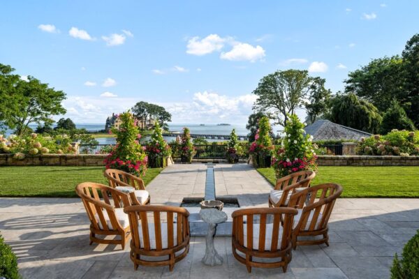 Exquisite Waterfront French Manor in Exclusive Mead Point, Greenwich ...