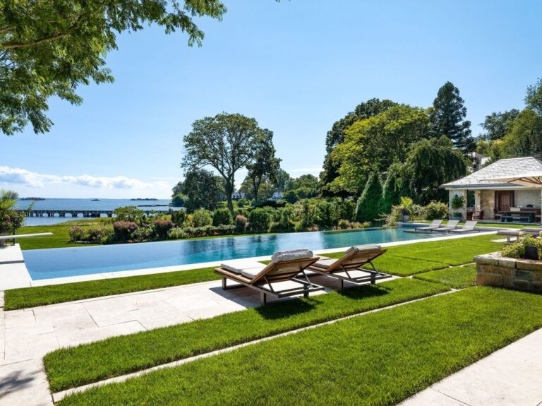 Exquisite $47.5 Million Waterfront French Manor in Exclusive Mead Point ...