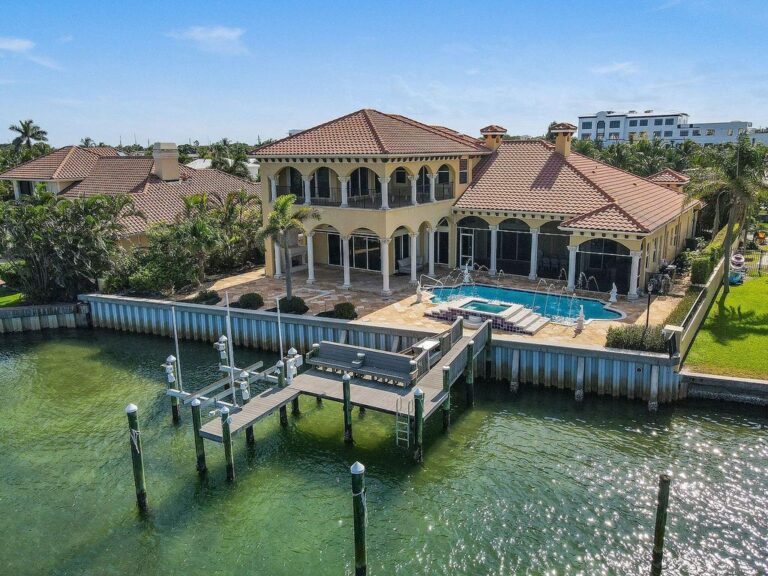 Spectacular Waterfront Estate in Jupiter Heights is Offered at $7.5 Million