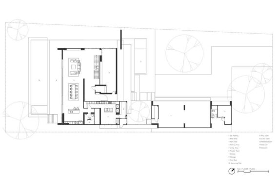 Sunset House, Offers Spectacular Rear View by One and a Half Architects
