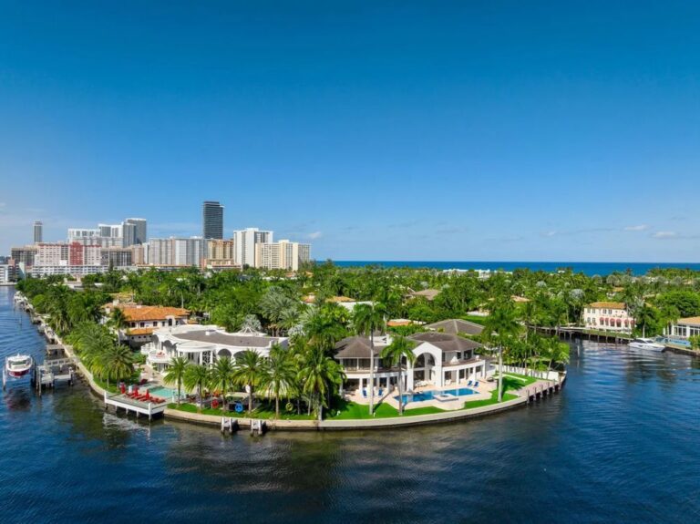 $18.8 Million Waterfront Estate in Golden Beach, Celebrity-Worthy Oasis