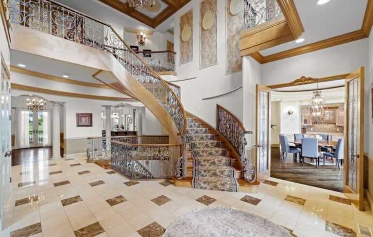European-Inspired Opulence Meets Modern Luxury in Chesterton, Indiana ...
