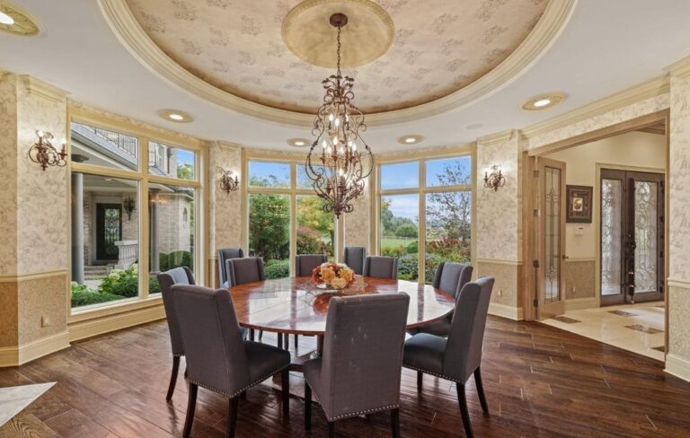 European-Inspired Opulence Meets Modern Luxury in Chesterton, Indiana ...