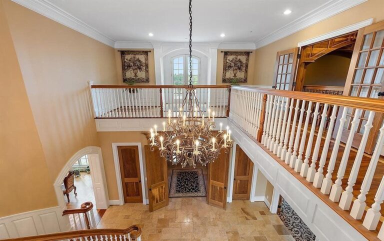Handcrafted Masterpiece on 25 Acres of Pure Luxury in Goodrich, Michigan