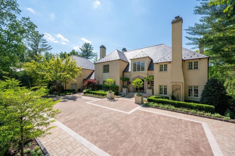 McLean, Virginia Home with Beautiful Landscaping and Hardscaping Listed ...