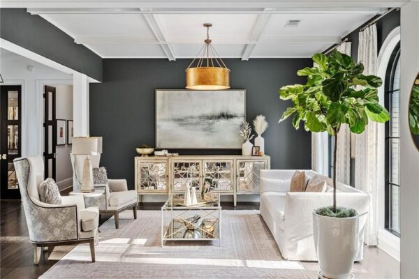 Stunning 'Alaska White' Four-Sides Brick Home in Marietta, Georgia