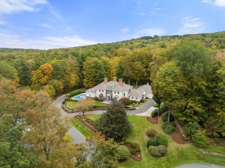 Stunning French Colonial Home in Wilbraham, Massachusetts for $2.276 ...