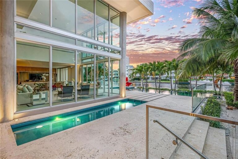 $14 Million Modern Riverside Estate on Rio Vista Boulevard, Fort ...