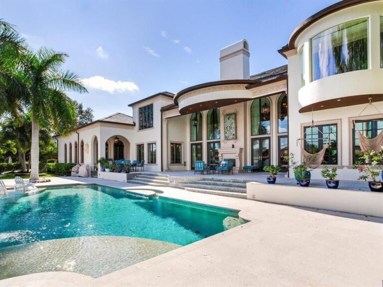 Exquisite $8.8 Million Culbreth Isles Estate with Infinity Pool and ...