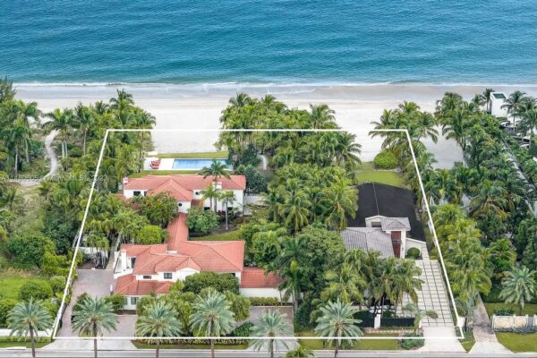 Luxurious Beachfront Compound on Prestigious Golden Beach, North Miami ...