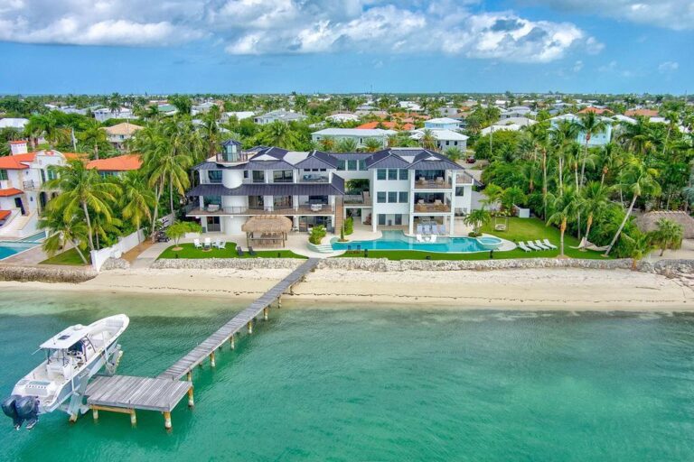 $18.2 Million Oceanfront Paradise, Captivating Coastal Estate on Key ...