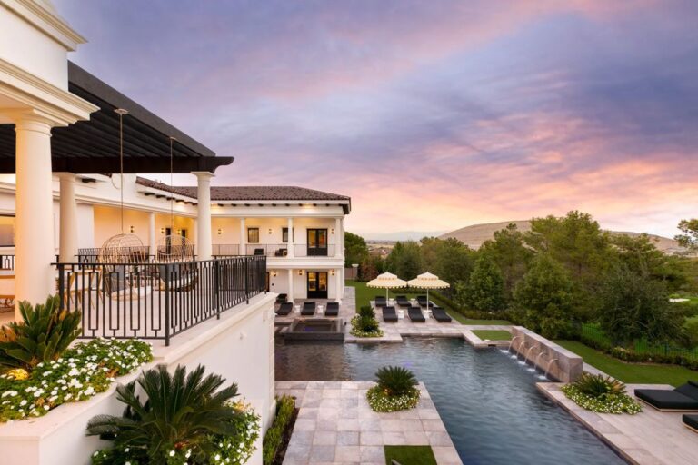 Villa Diamonte - A Timeless Masterpiece in Las Vegas Back on The Market ...