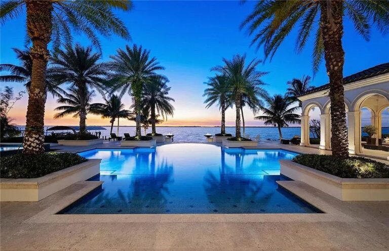 A Spectacular $18 Million Palladian-inspired Estate with Private Cinema ...