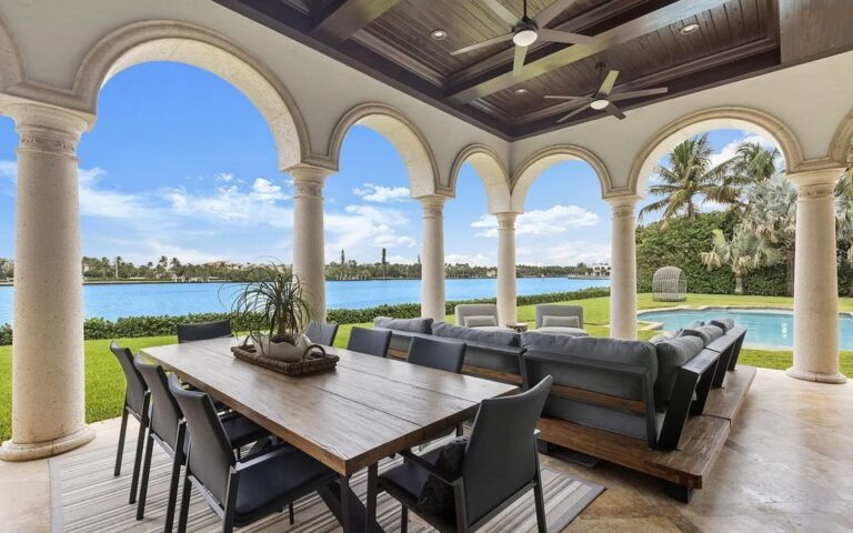 Luxurious 10,645 Square Feet Waterfront Estate with Deepwater Dock and ...