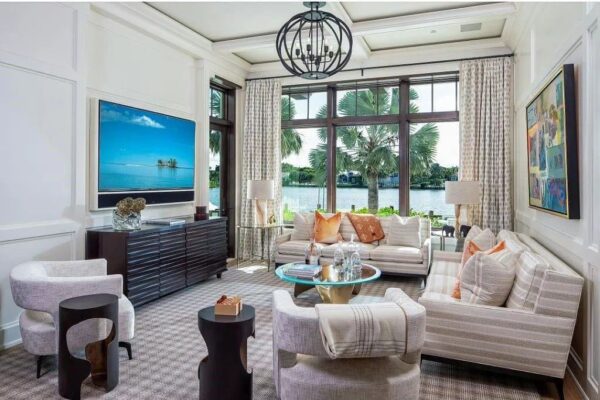 Luxurious Waterfront Living: $34.5 Million Rum Row Estate Embracing Exceptional Views at Port ...