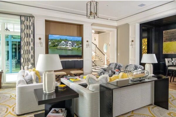 Luxurious Waterfront Living: $34.5 Million Rum Row Estate Embracing ...